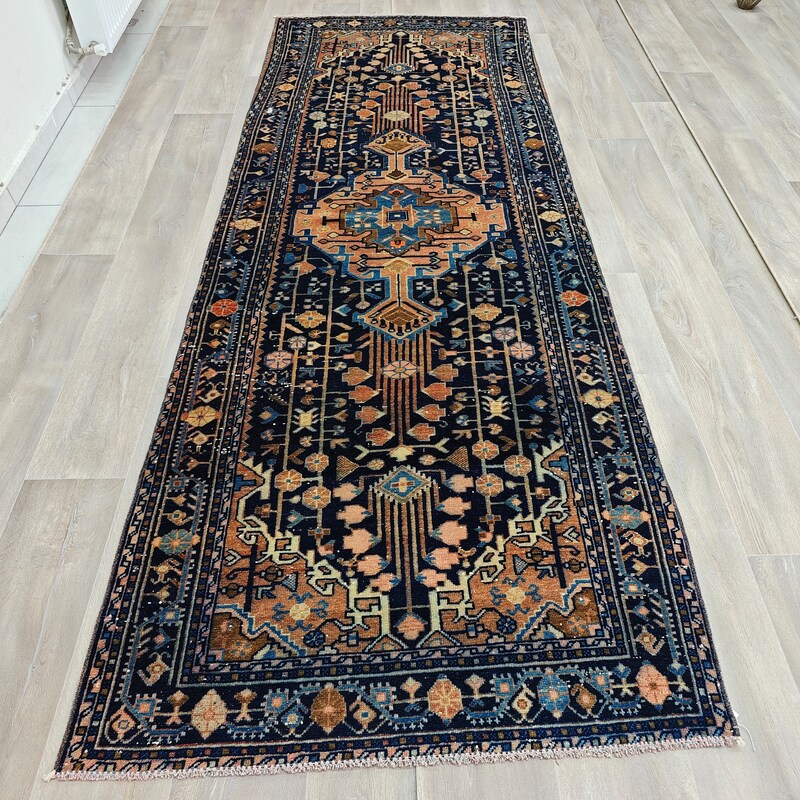 Blue Turkish Runner - Etsy