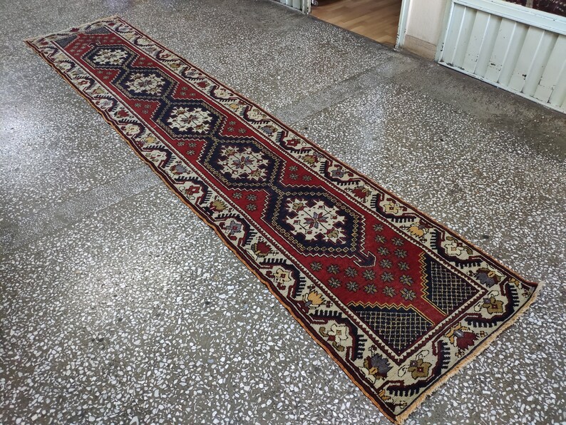 Yahyalı Runner Carpet 239 X 1148 Feet Neutral - Etsy