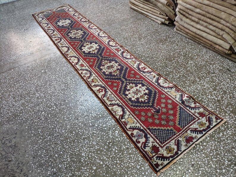 Yahyalı Runner Carpet 239 X 1148 Feet Neutral - Etsy