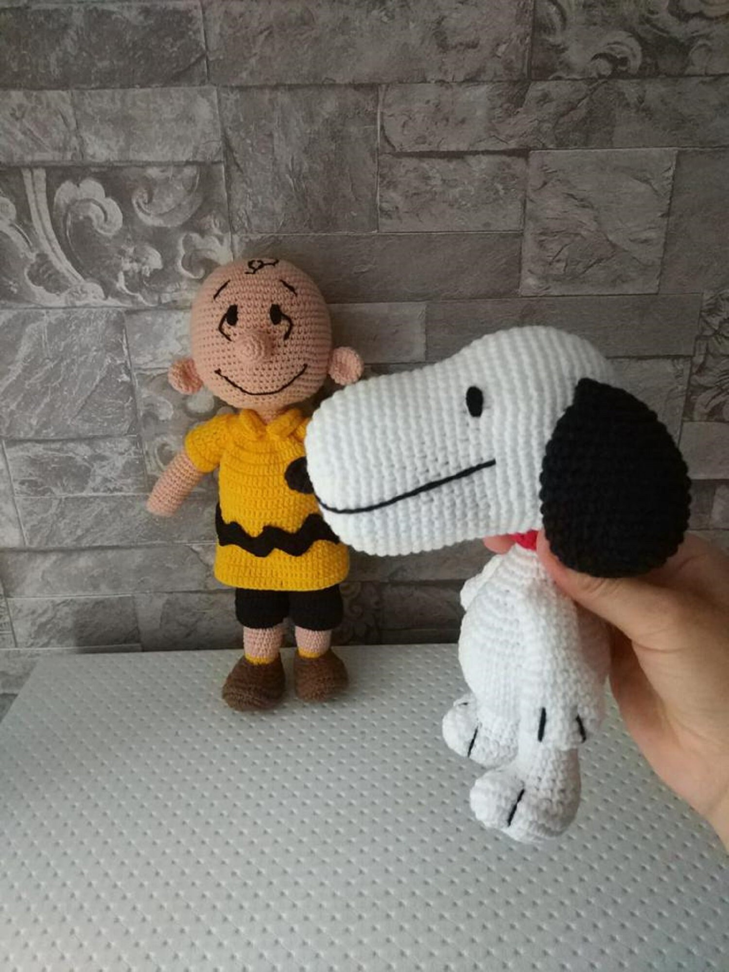 Crochet Snoopy and Charlie Brown Snoopy and Charlie Brown | Etsy