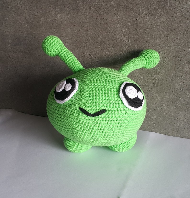 Final Space Inspired Mooncake Crochet Amigurumi Alien Plush | Etsy
