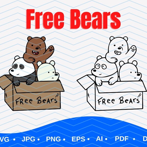We Bare Bears - Etsy