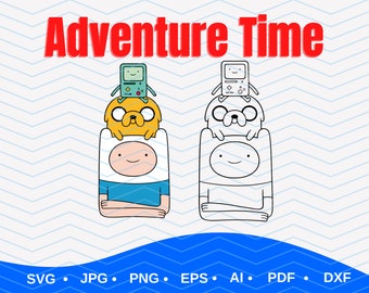 Finn Jake Clipart - Etsy