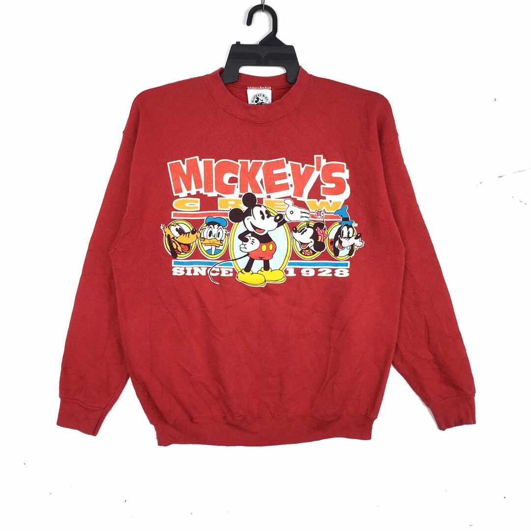 Vintage Mickey Mouse Mickey's Crew Since 1928 by Mickey & Co Sweatshirt ...