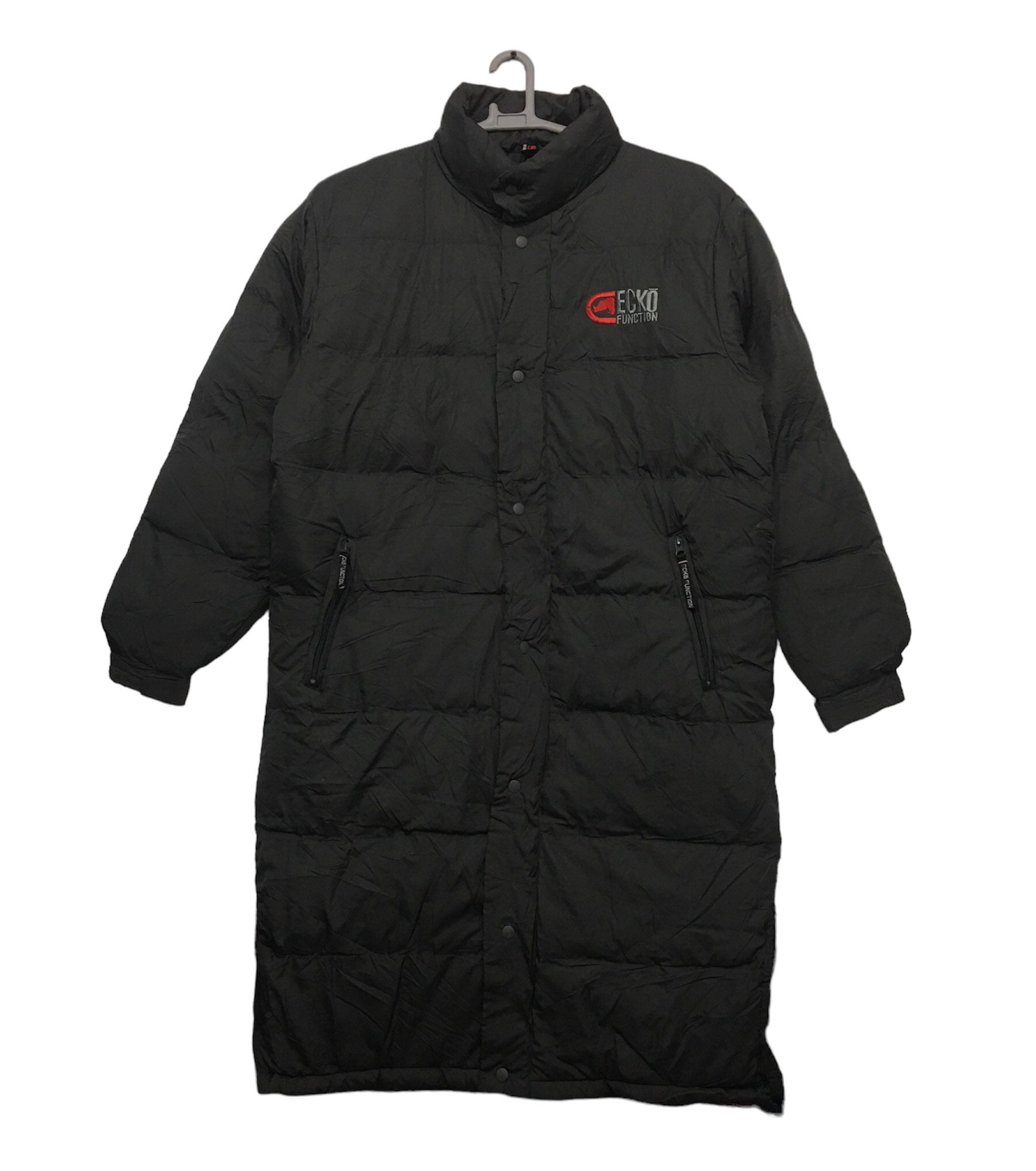 Vintage Ecko Function Puffer Goose Down Jacket XL Size Black Colour - Etsy