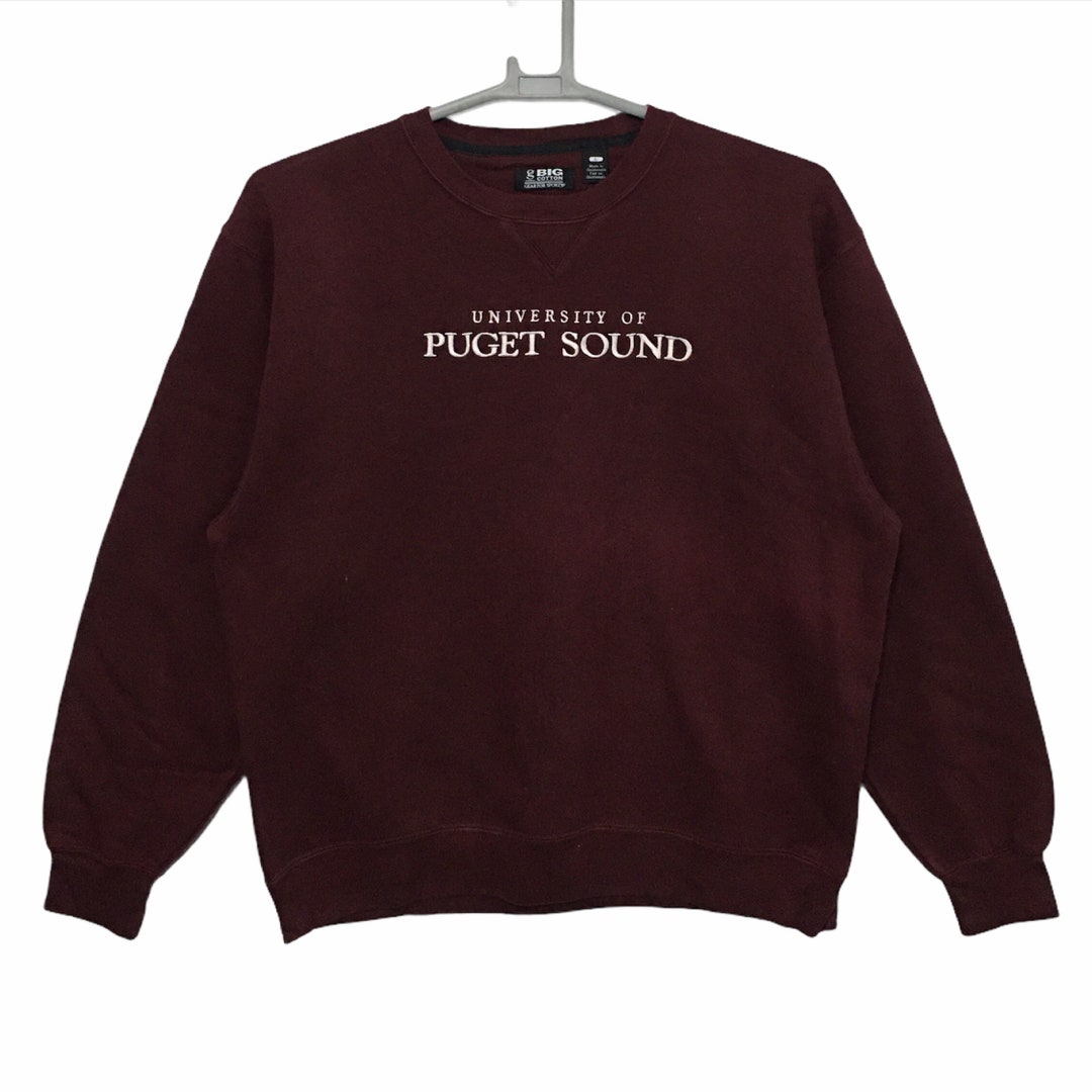 Vintage University of Puget Sound UPS Big Logo Embroidered Sweatshirt ...