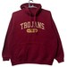 Vintage USC University of South California Trojans Hoodie Big Logo ...