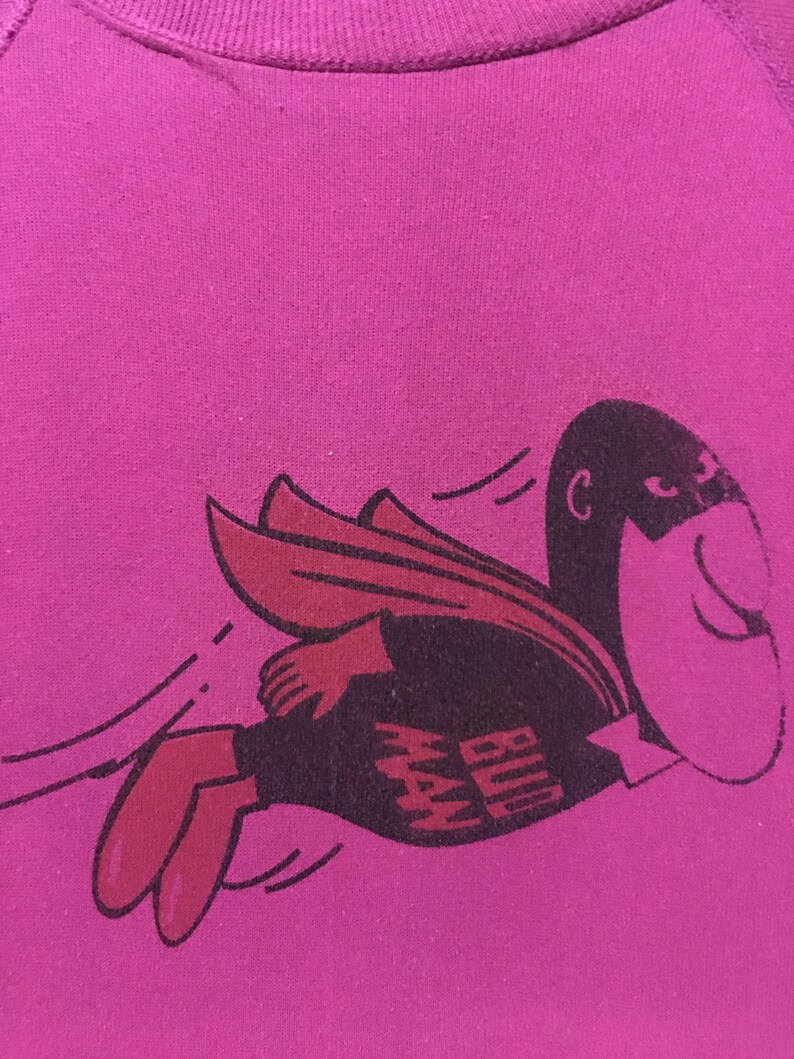 Vintage Bud Man by Budweiser Cartoon Sweatshirt - Etsy