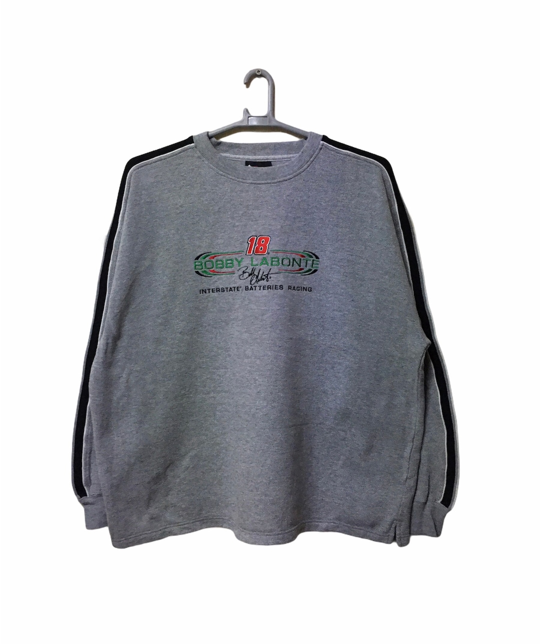 Vintage Bobby Labonte 18 Interstate Batteries Racing NASCAR Pullover ...