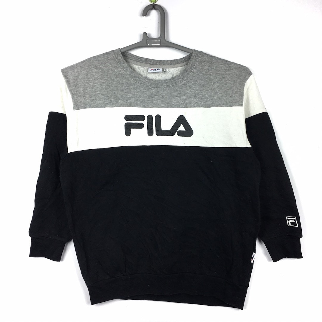 90s Fila Small Logo Sweatshirt Tag Large Fit to Medium Size - Etsy