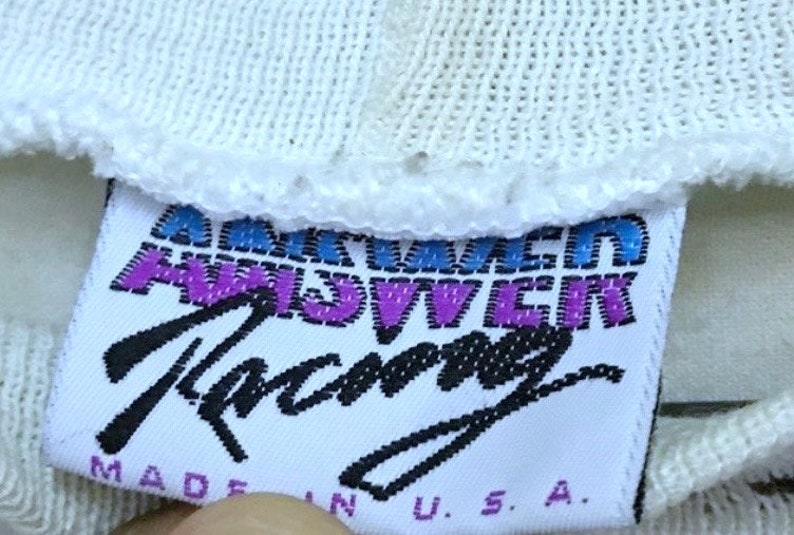 Vintage Answer Racing Motocross Jersey Fox Dirk Bike Motocross Mcgrath ...