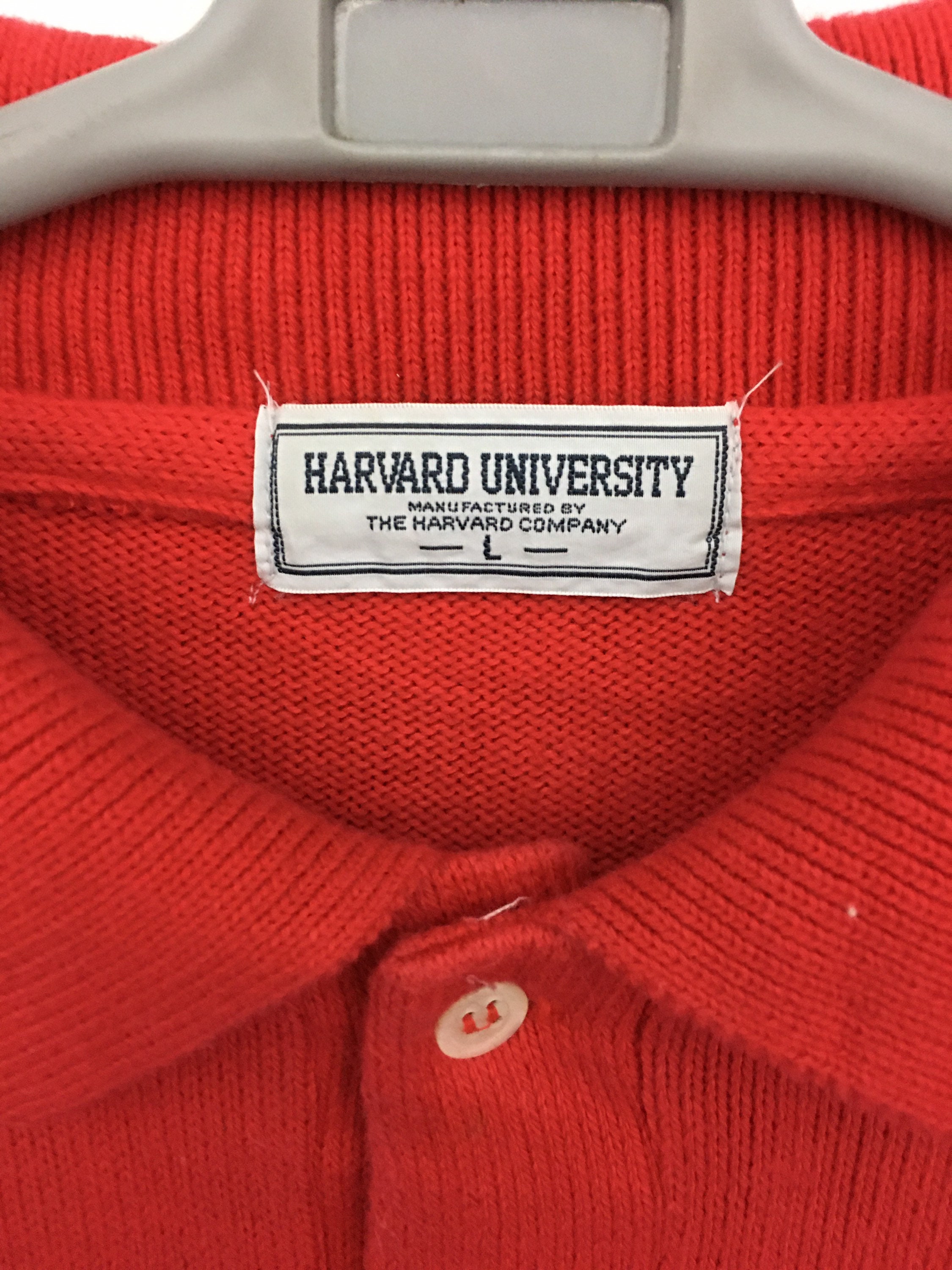 Vintage Harvard University Small Logo Embroidered Sweatshirt Red Colour ...