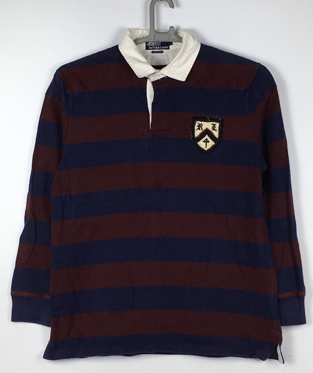 Vintage Polo Ralph Lauren Rugby Long Sleeve Shirt - Etsy