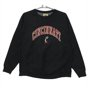 Vintage Cincinnati Embroidered Big Logo XL Size Black Colour - Etsy