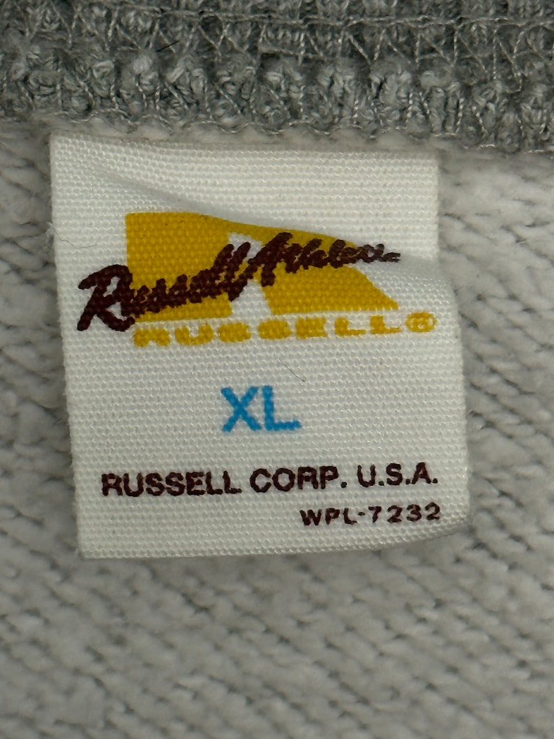 Vintage Russell Athletic Big Logo Sweatshirt Pullover Jumper XL Size - Etsy