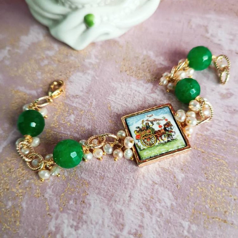 Ceramic Bracelet - Etsy