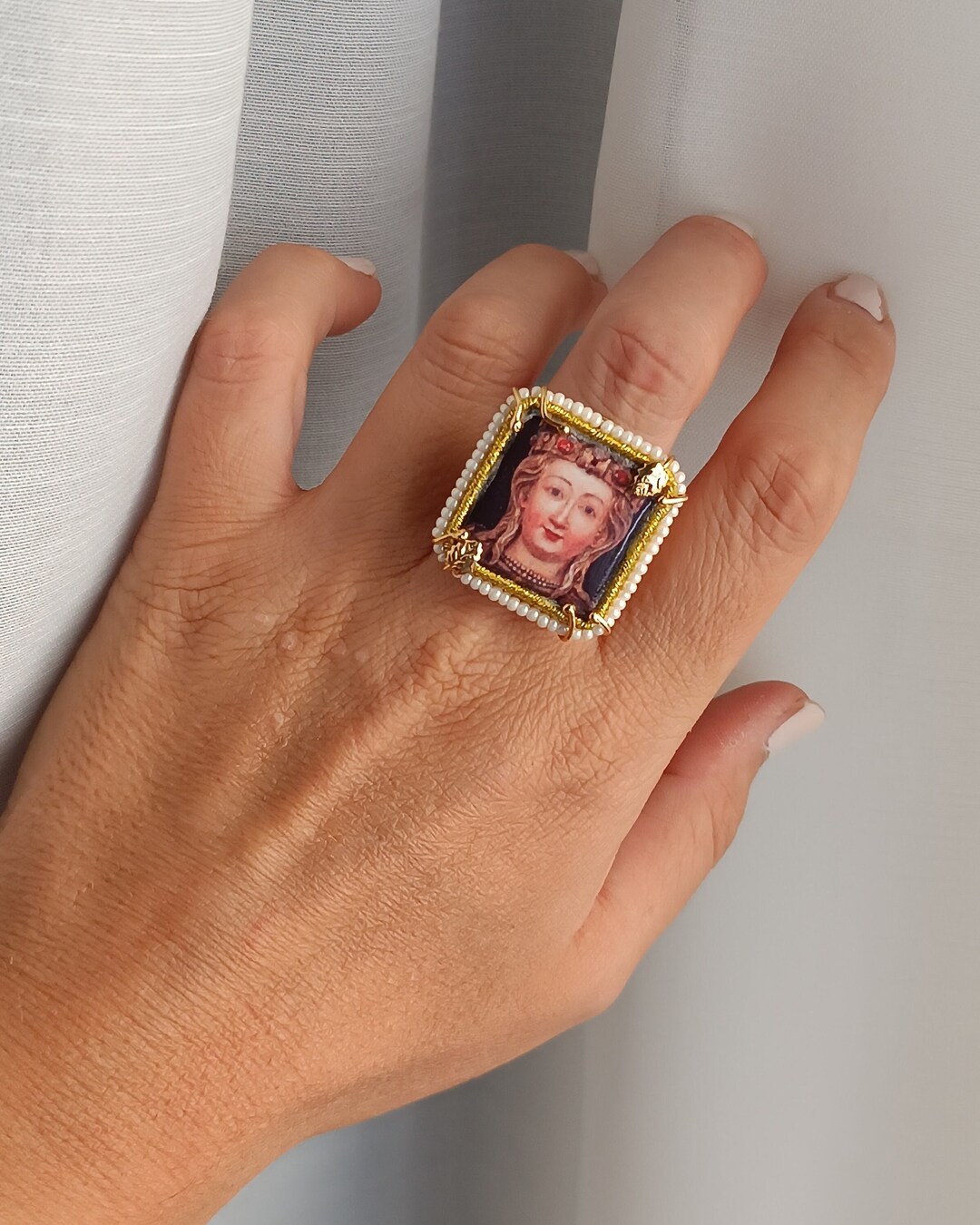 Sicily Ceramic Ring - Etsy