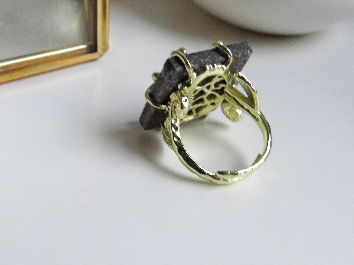 Square Tile Ring | Etsy