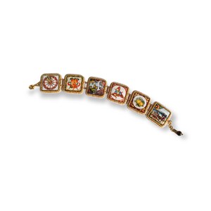 Sicilian Bracelet With Sicily Ceramic Tiles - Etsy