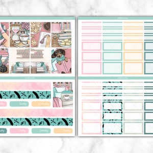 Printable Planner Stickers, Weekly Sticker Kit, Find Me Reading, Erin ...