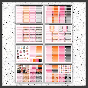Printable Planner Stickers, Wicked Cute, Weekly Kit, Erin Condren ...