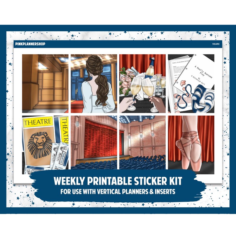 Theatre Stickers - Etsy