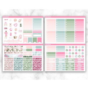 Printable Planner Stickers, Weekly Sticker Kit, Cabana, Erin Condren ...