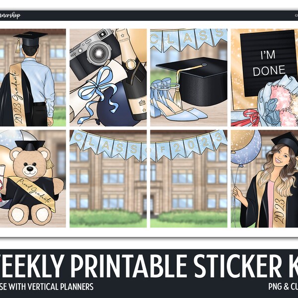 Graduation Stickers - Etsy