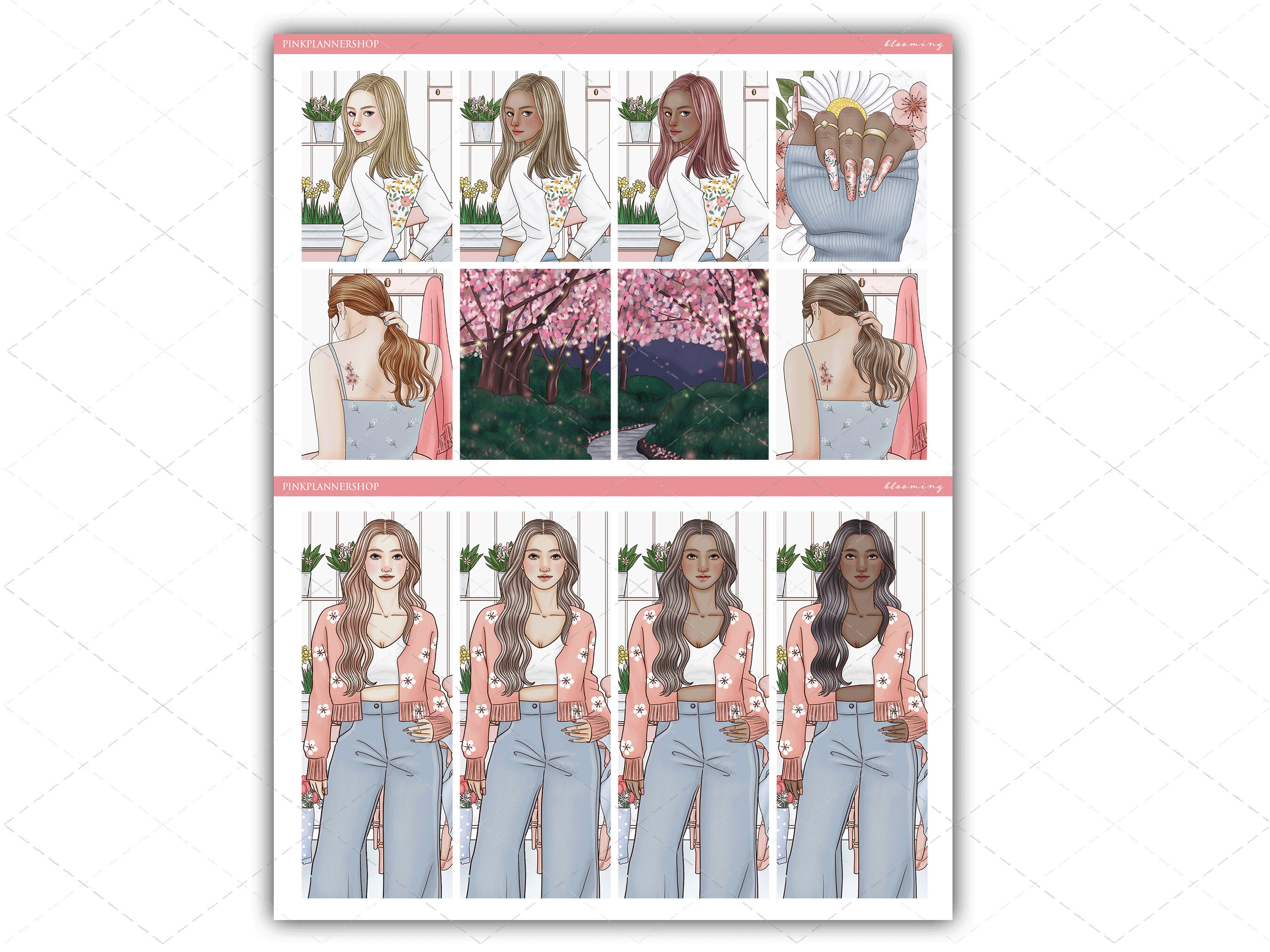 Printable Planner Stickers Weekly Sticker Kit Erin Condren - Etsy