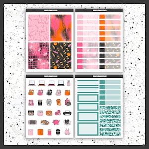 Printable Planner Stickers, Wicked Cute, Weekly Kit, Erin Condren ...