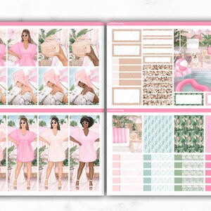 Printable Planner Stickers Weekly Sticker Kit Cabana Erin - Etsy