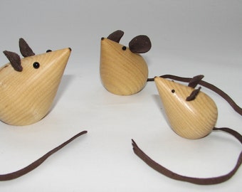 Wooden mouse | Etsy