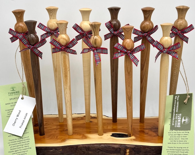 Handmade Wooden Spurtles - Etsy