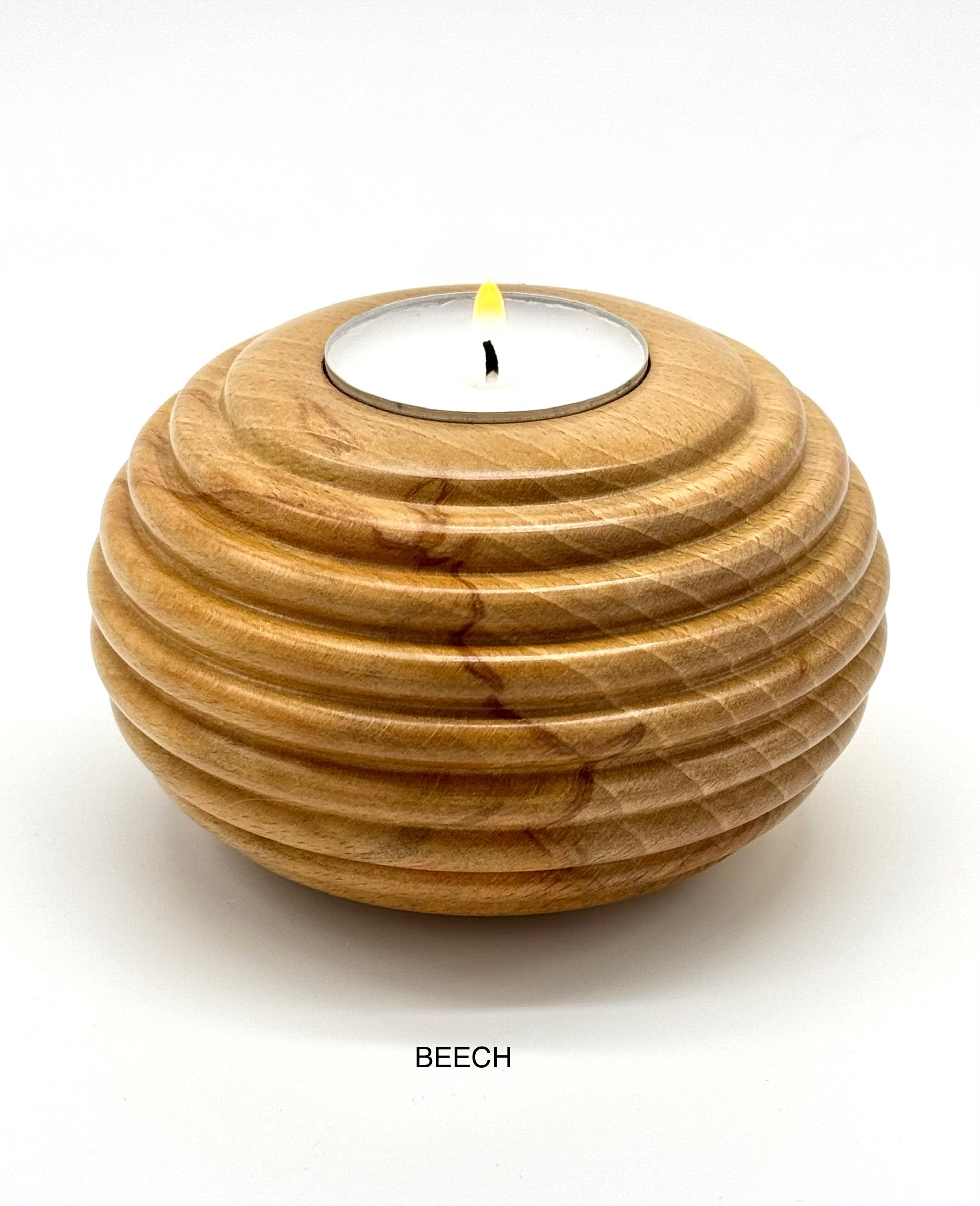 Wooden Turned Tea Light - Etsy