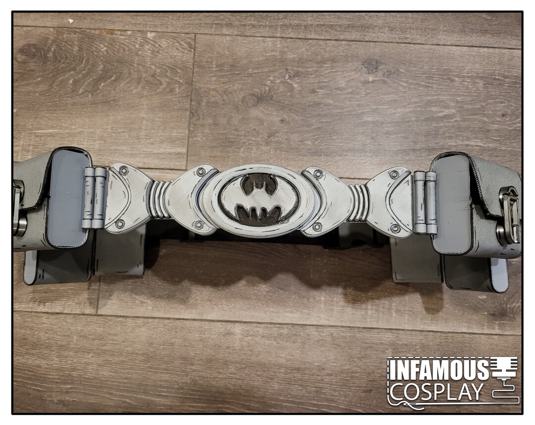 Incorporated Comic Style Grey Utility Belt - Etsy