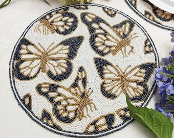 Beaded Butterfly Mat - Etsy