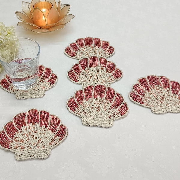 Sea Shell Coasters - Etsy