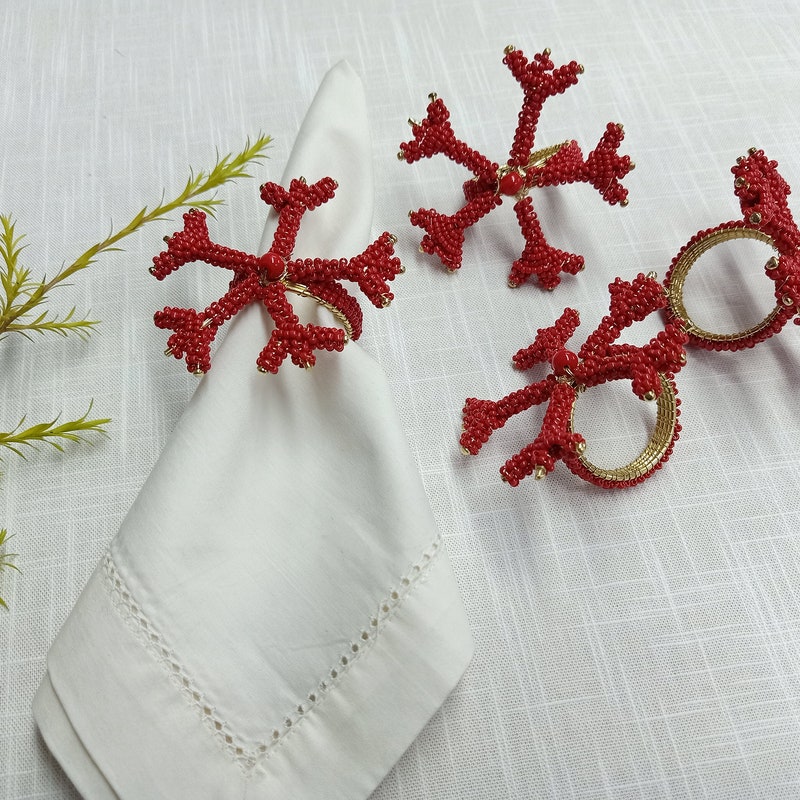 Beaded Snowflake - Etsy Canada