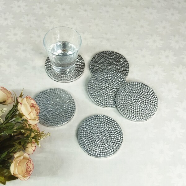 Silver Coaster - Etsy