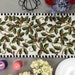 Christmas Holly Leaves Handmade Beaded Table Runner. Matching Placemats ...