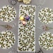 Christmas Holly Leaves Handmade Beaded Table Runner. Matching Placemats ...