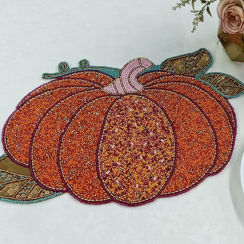 Pumpkin Placemat - Etsy