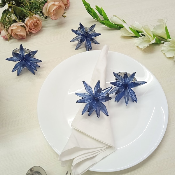 Blue Napkin Ring - Etsy