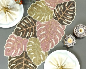 Pink Table Runner - Etsy