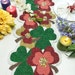 Handmade Green and Red Clover Leaves Beaded Table Runner - Etsy