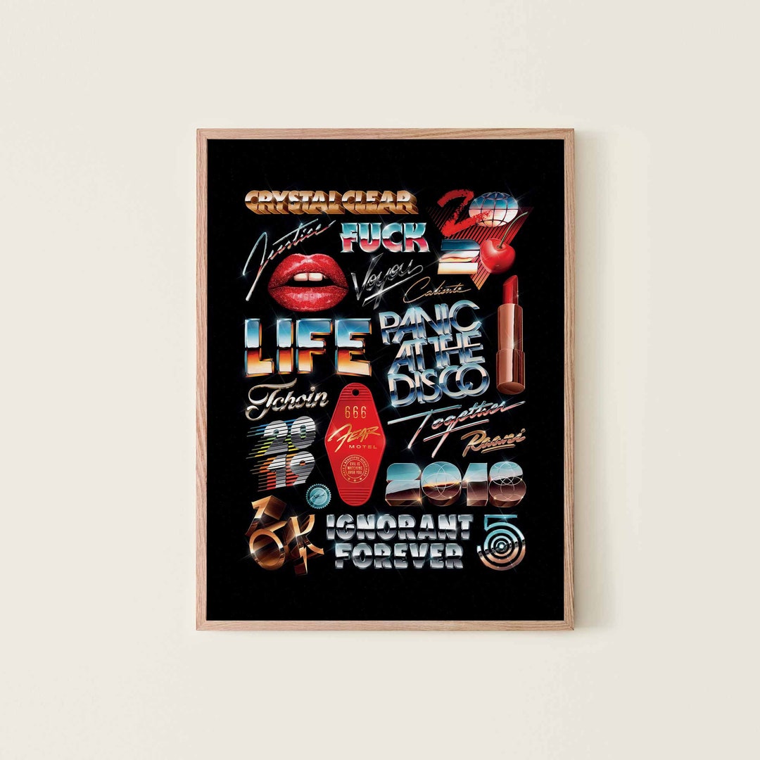 Limited Edition Poster - Chrome Compilation - 40x60cm - Etsy