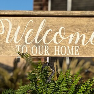 Front Yard Welcome Sign, Welcome Sign, Yard Sign, Custom Yard Sign ...
