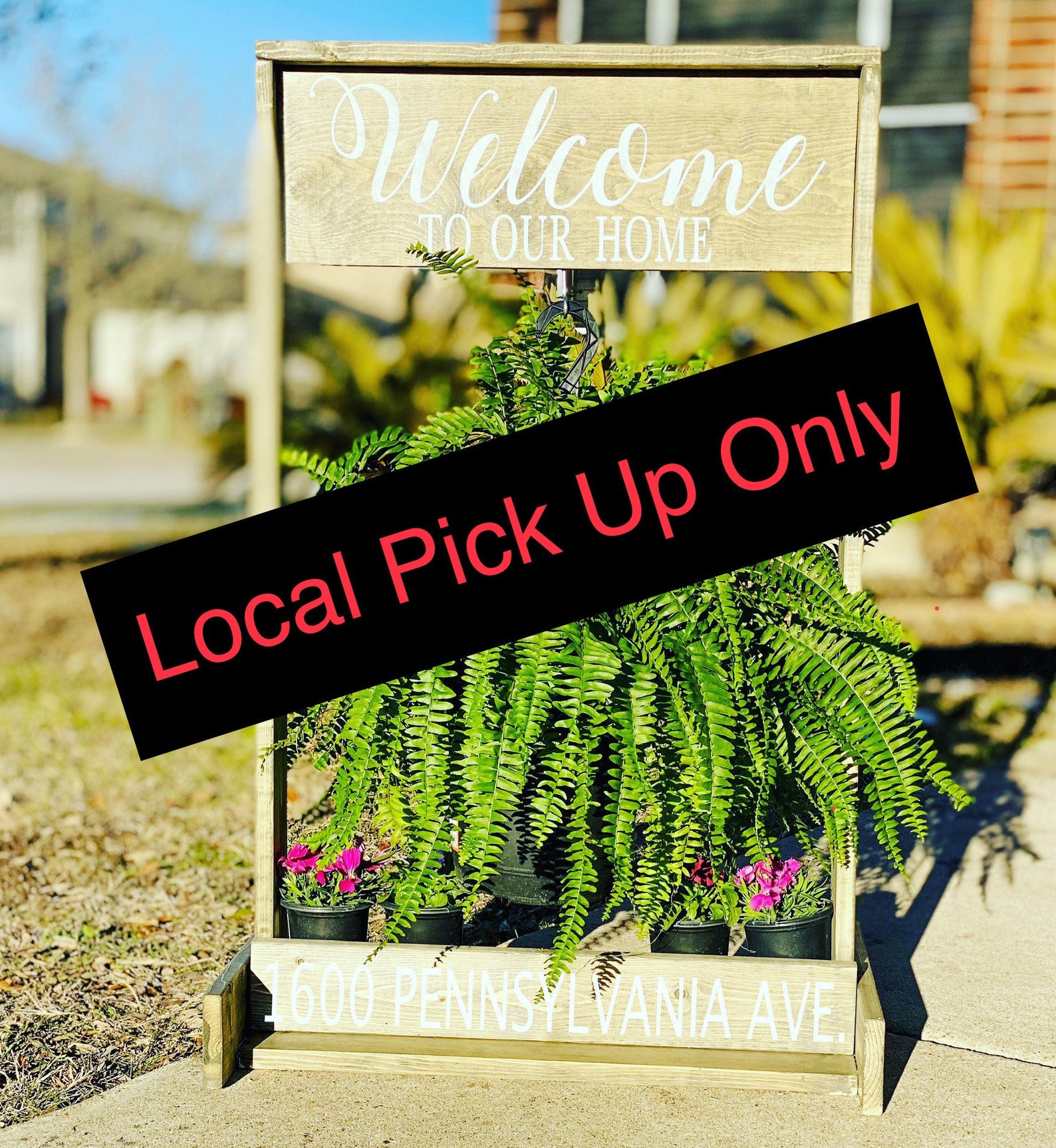 Front Yard Welcome Sign, Welcome Sign, Yard Sign, Custom Yard Sign ...
