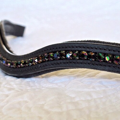 Rose Gold Swarovski Mega Bling Crystal Browband | Etsy