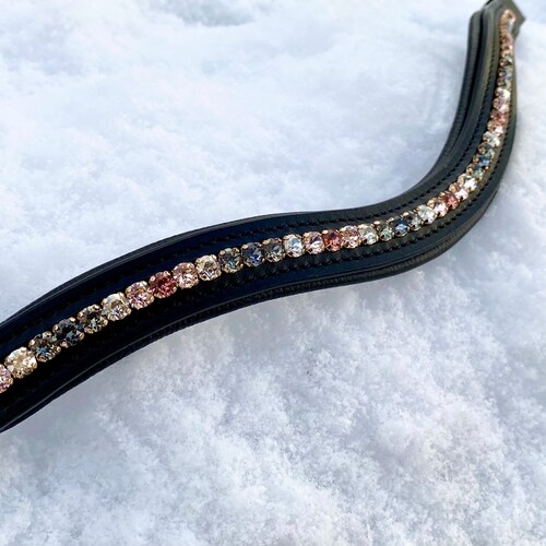 Rose Gold Swarovski Mega Bling Crystal Browband - Etsy